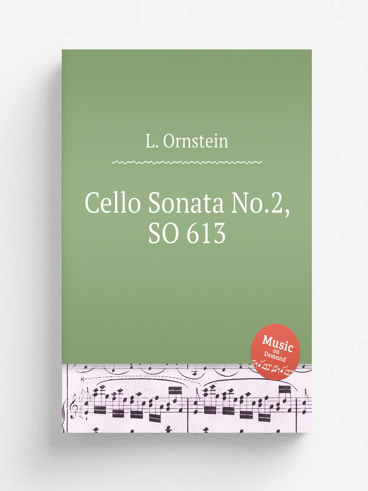 Cello Sonata No.2, So 613 | L. Ornstein | 1920 | Репринт