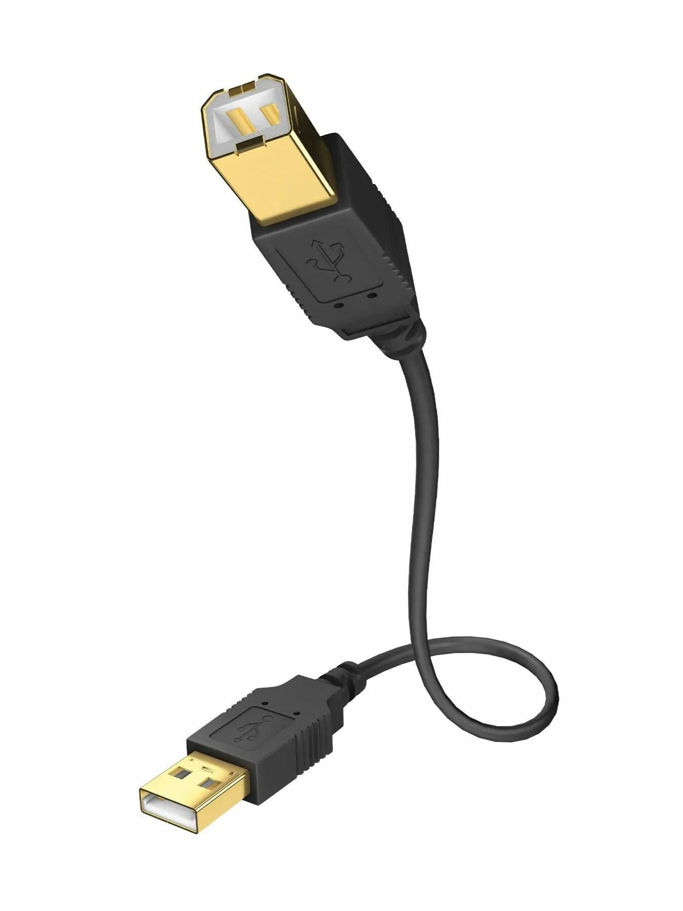 Кабель USB 2.0 Inakustik 01070005 Premium A-B High Speed 5m