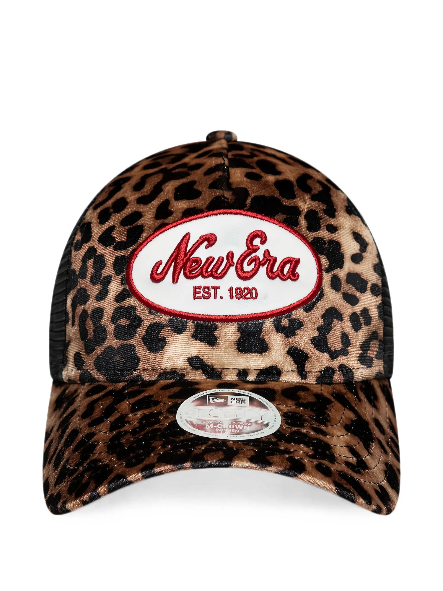 Кепка 9FORTY leopard-print mesh-panel trucker cap для девочек