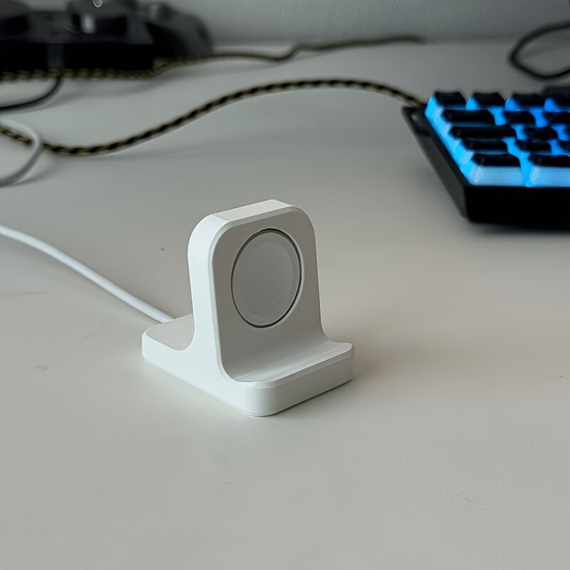 Подставка для зарядки Apple Watch 3D-печать, белая, без зарядного устройства