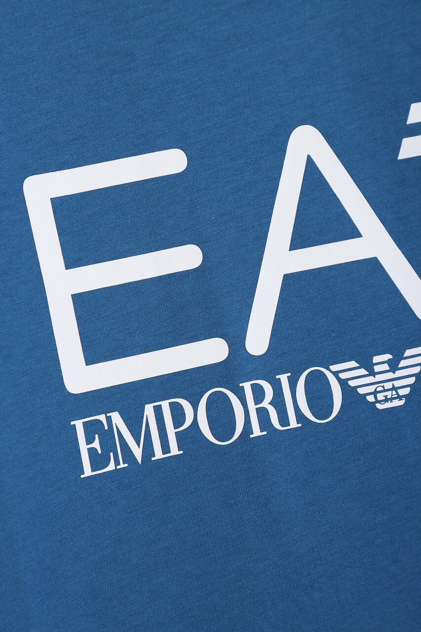 Футболка EA7 EMPORIO ARMANI, размер XL, синий — фото 1