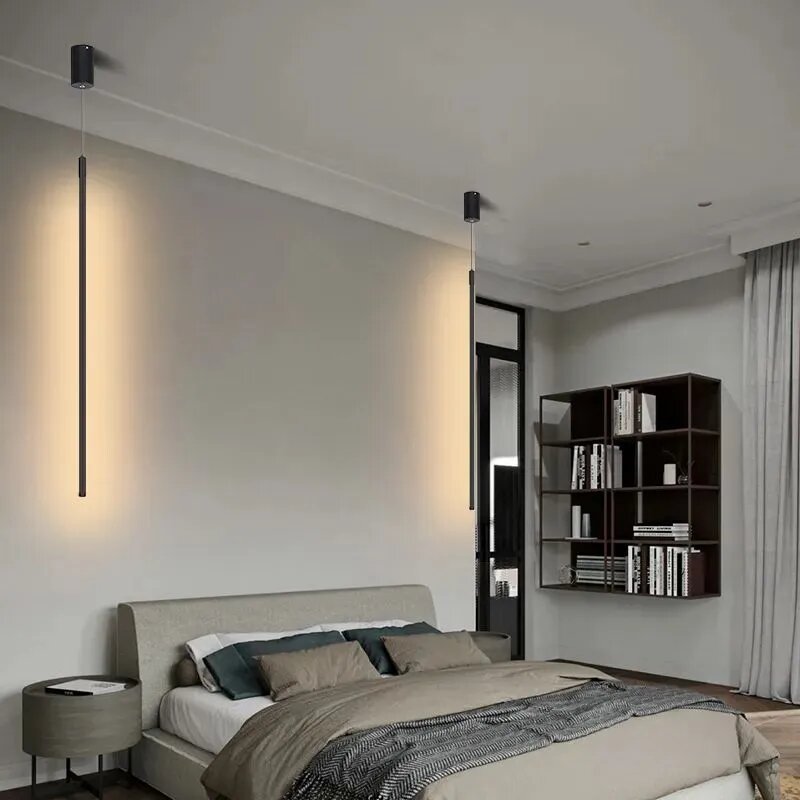 Franeda Люстра подвесная LED, 22 Вт, черный, алюминий и акрил, теплая подсветка — фото 1