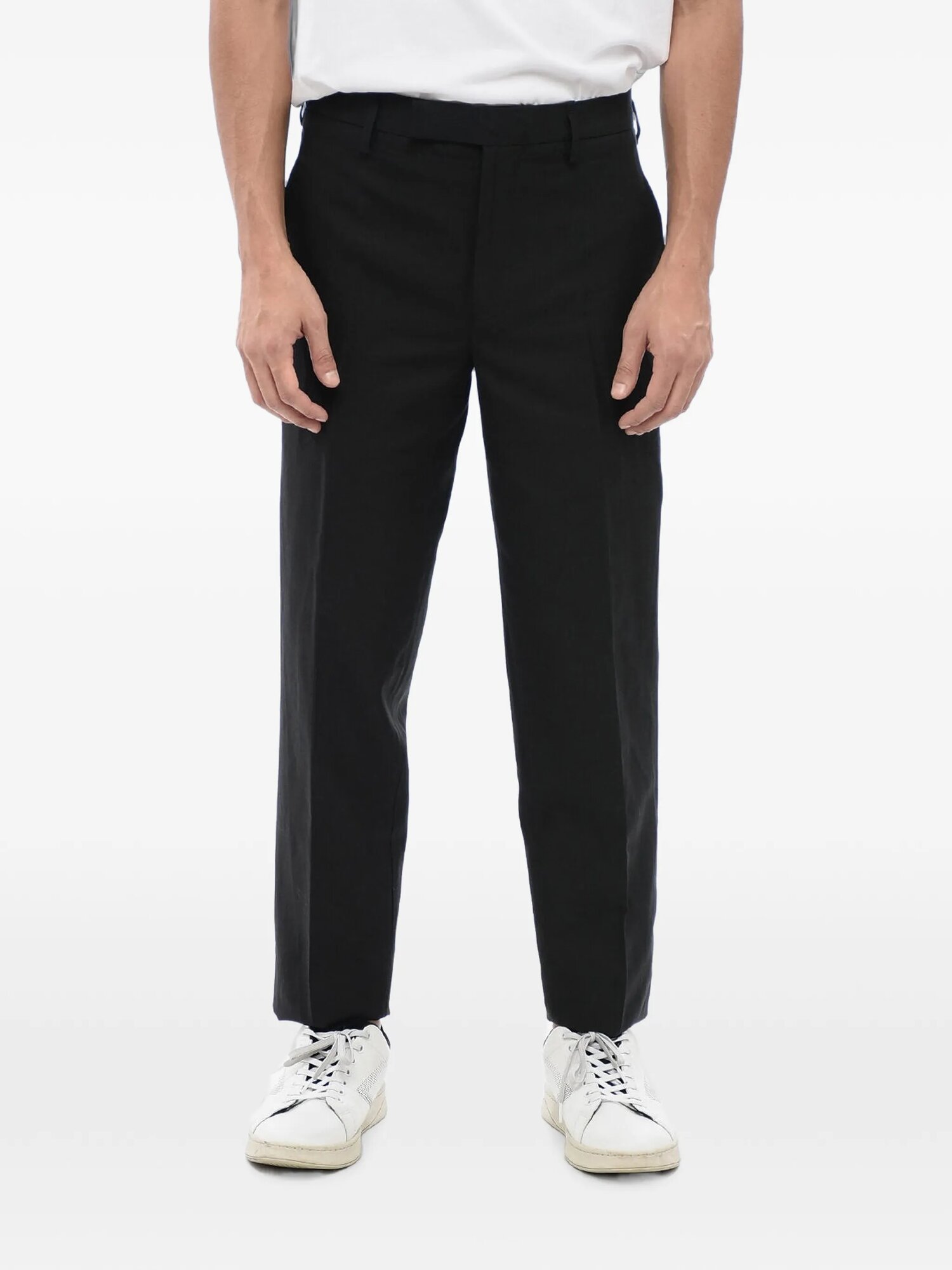 Брюки Slim-fit belt-loop tailored trousers
