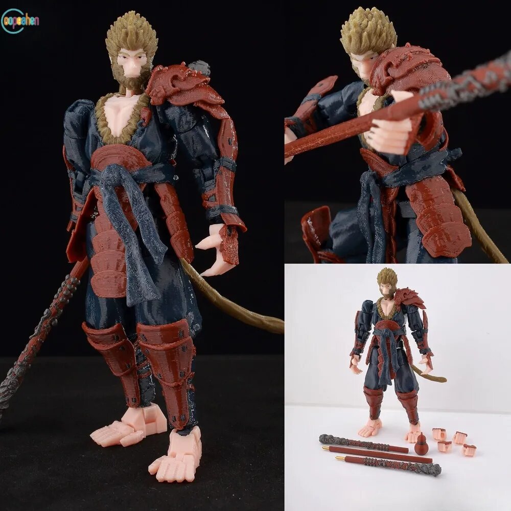 Магическая Битва Фигурка (Black Goku-14cm) Lucky Dummy 13,3D-печатный Подвижный Манекен
