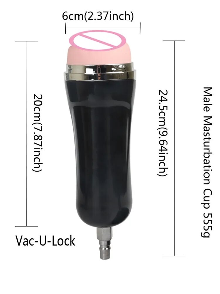Секс машина Насадки фаллоимитаторы для коннекторной машины Vac-U-Lock