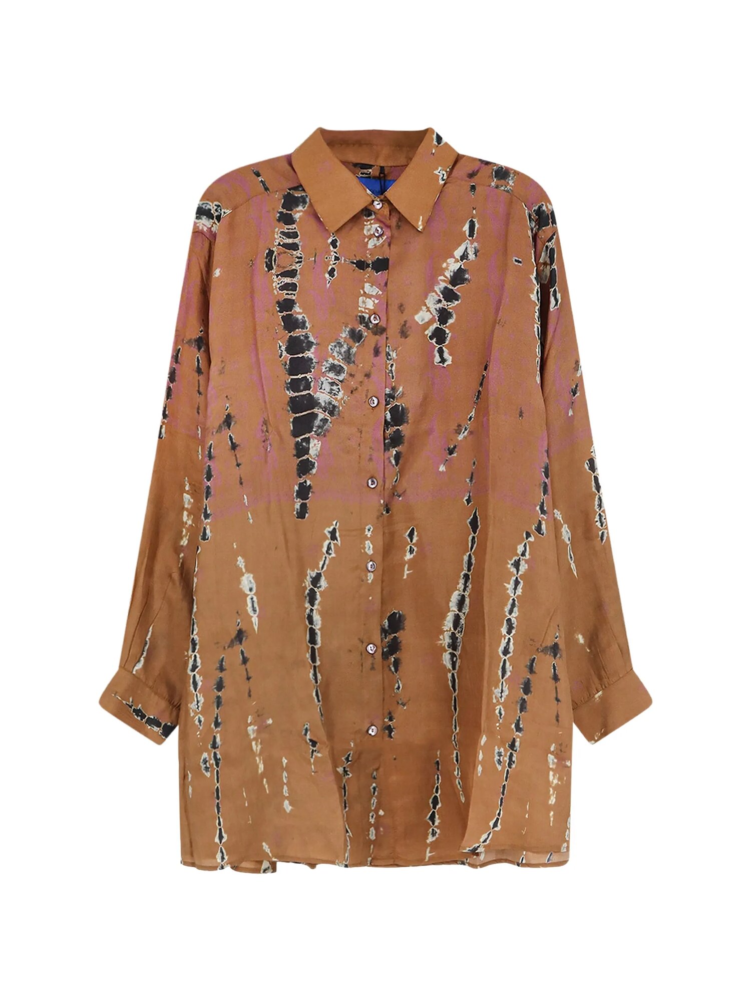 Рубашка Tie-dye button-up shirt