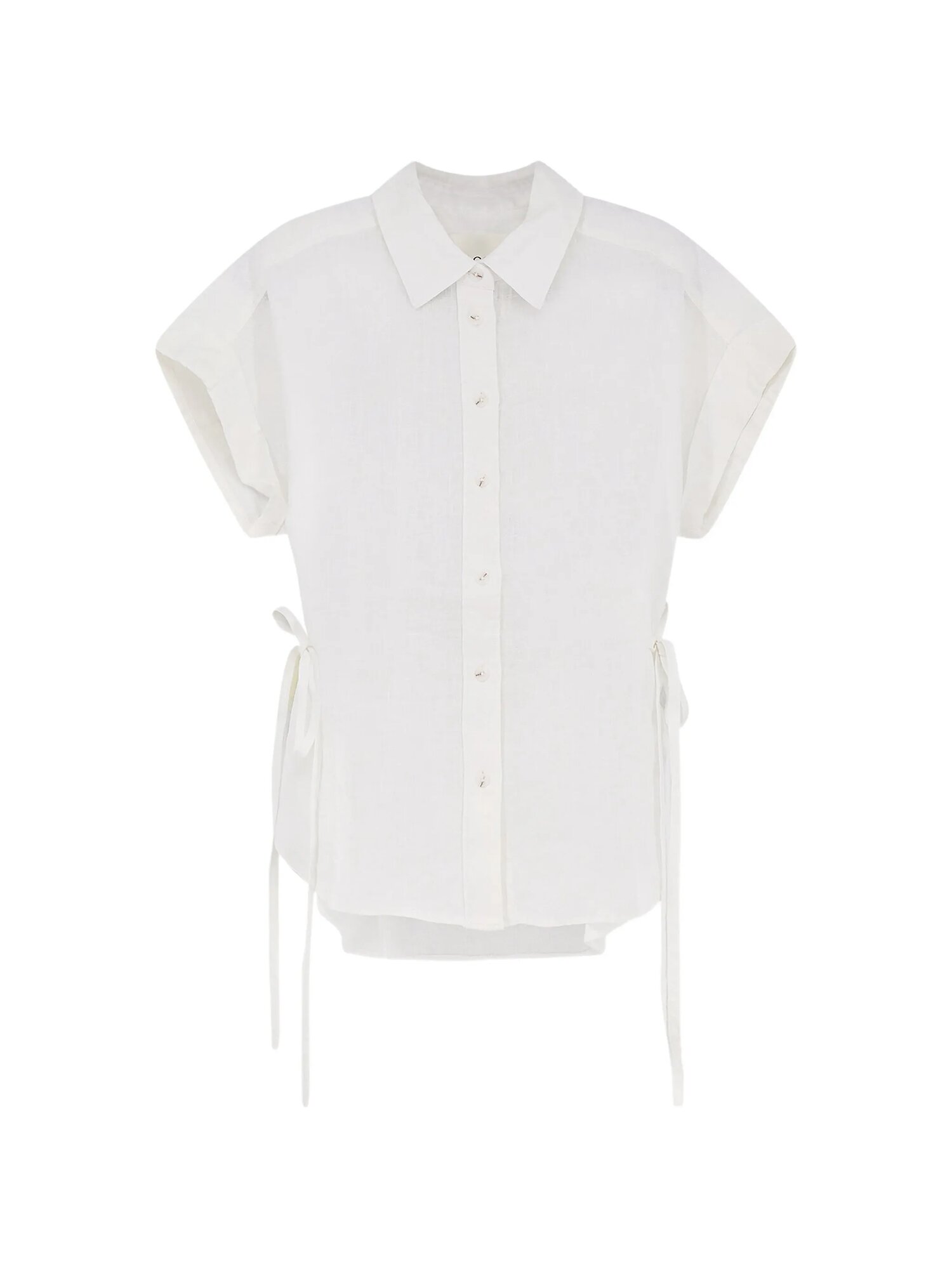 Рубашка Closed Tie-detail linen shirt