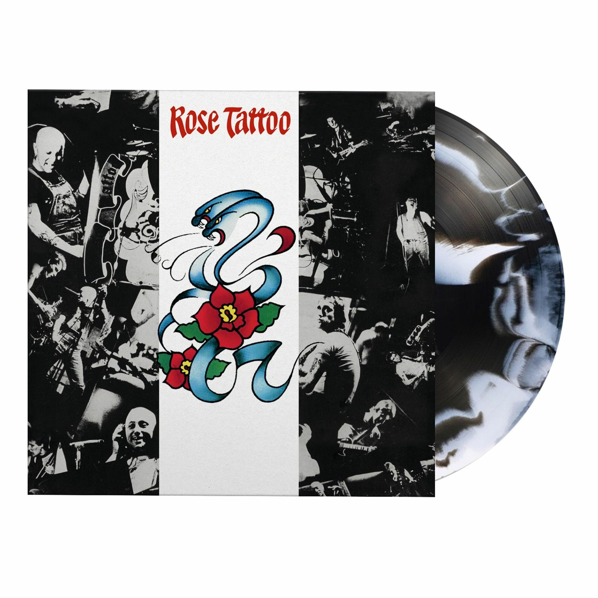 Виниловая пластинка Rose Tattoo - Rose Tattoo (LP Бело-чёрные разводы винил) 2026, Gatefold, Limited