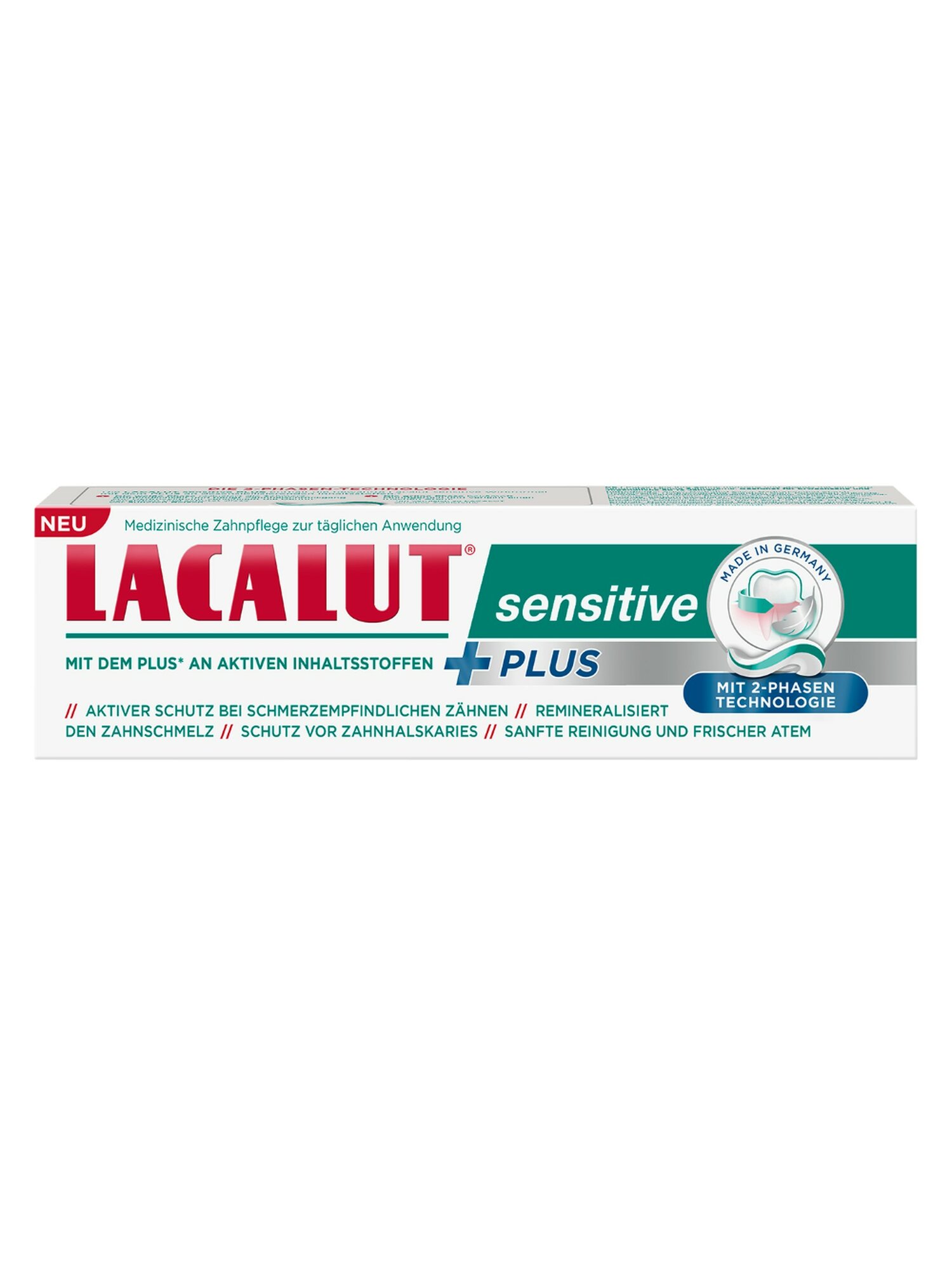 LACALUT зубная паста SENSITIVE PLUS 75МЛ — Паста зубная - 75 мл, туба