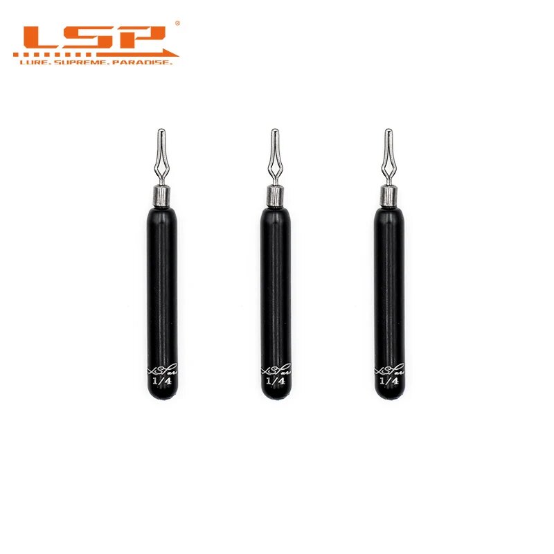 LSP Rig грузило столбчатое черное вольфрамовое long shape 7g 3pcs