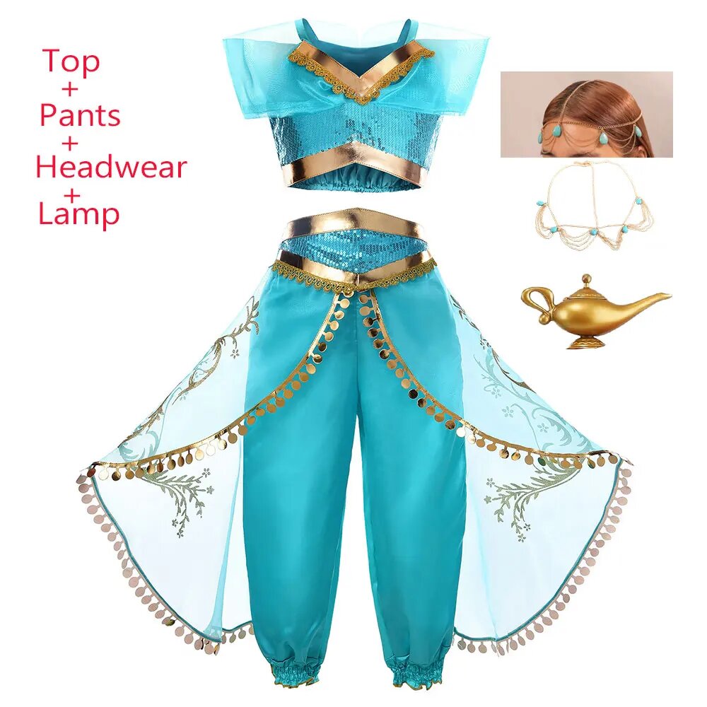 Костюм Жасмин для девочки, 5-6T (TAG 130), JASMINE 07