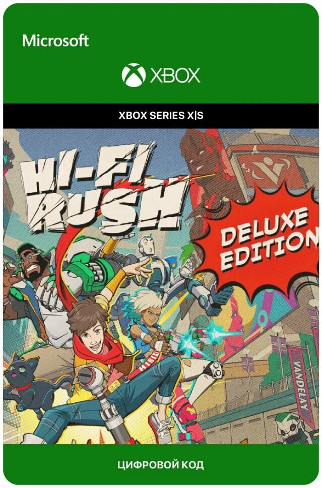 Игра Hi-Fi RUSH - Deluxe Edition для Xbox Series X|S (Аргентина), русский перевод, электронный ключ