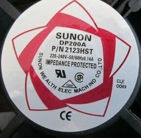 SUNON DP200A P / N2123HST 12CM 220V-240V 0.14A Вентилятор охлаждения
