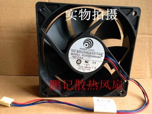 POWER LOGIC 12038 48V 0.32A PLA12038B48H 3-проводной вентилятор переменной частоты