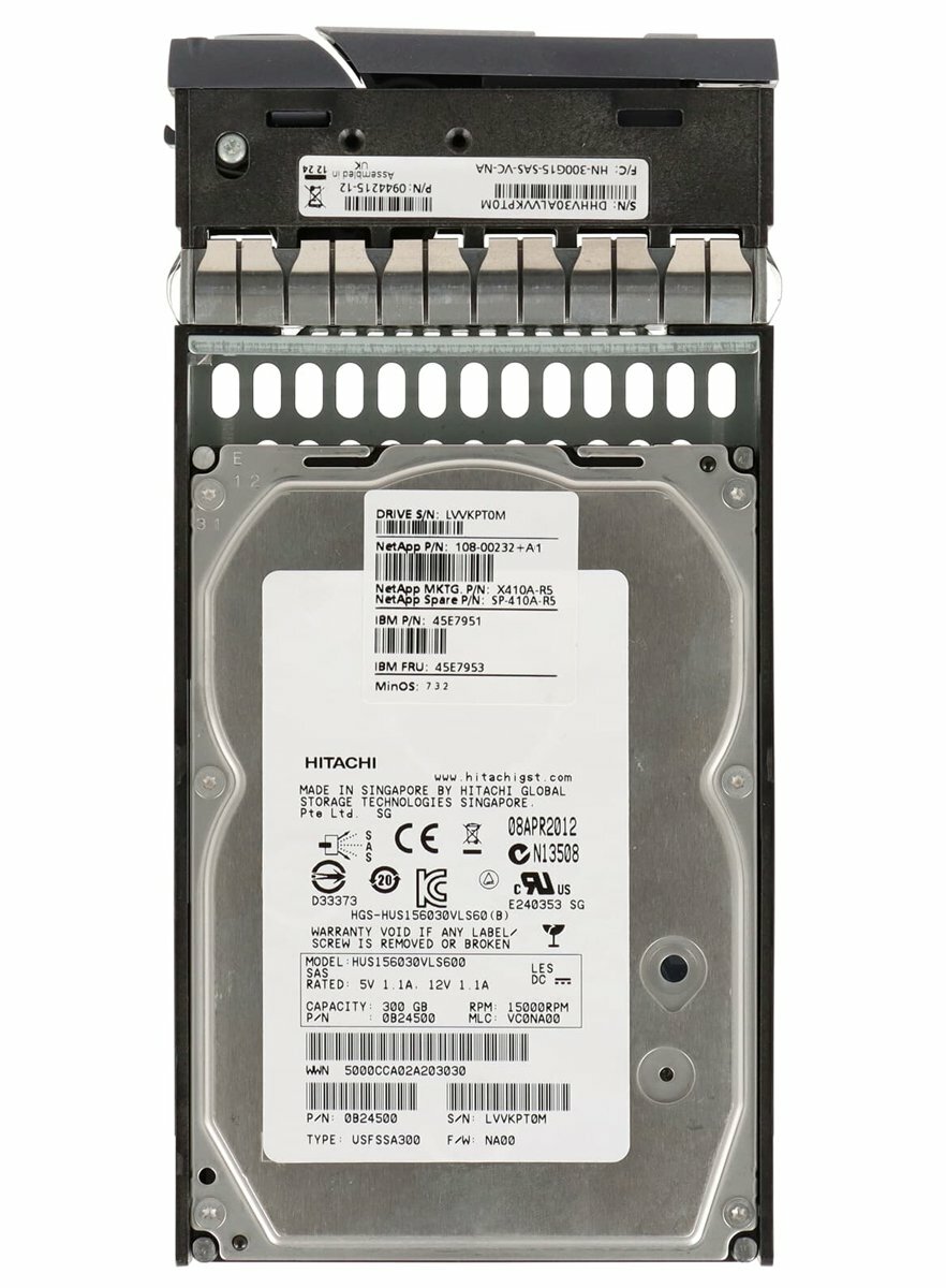 Жесткий диск NetApp 300Gb 15000 SAS 3.5" HDD 108-00232+A1