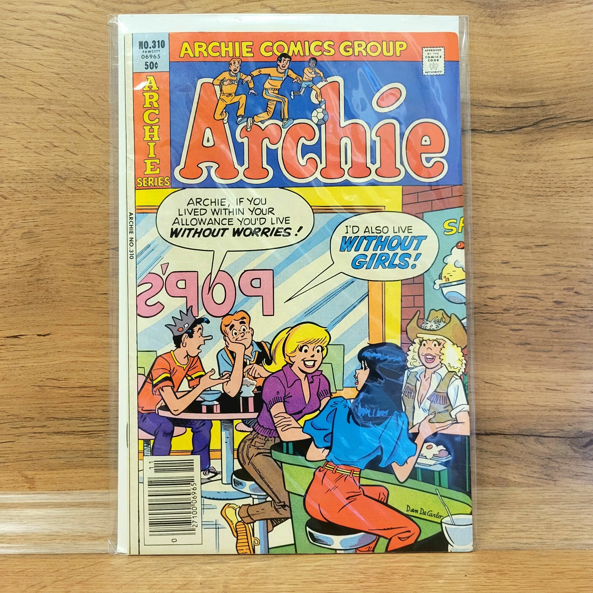 Раритетный Комикс Archie #310. 1975 Год. Комикс (сингл) на английском языке