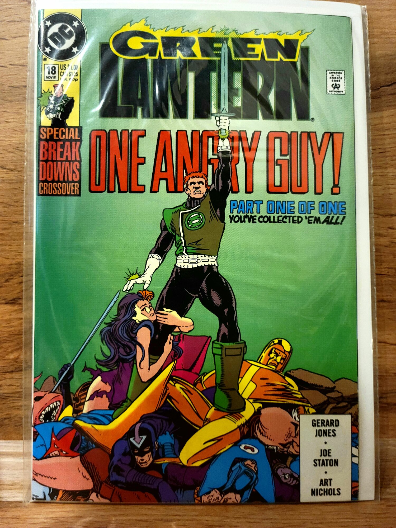 Ретро Комикс Green Lantern #18. 1991 Год. Оригинал!
