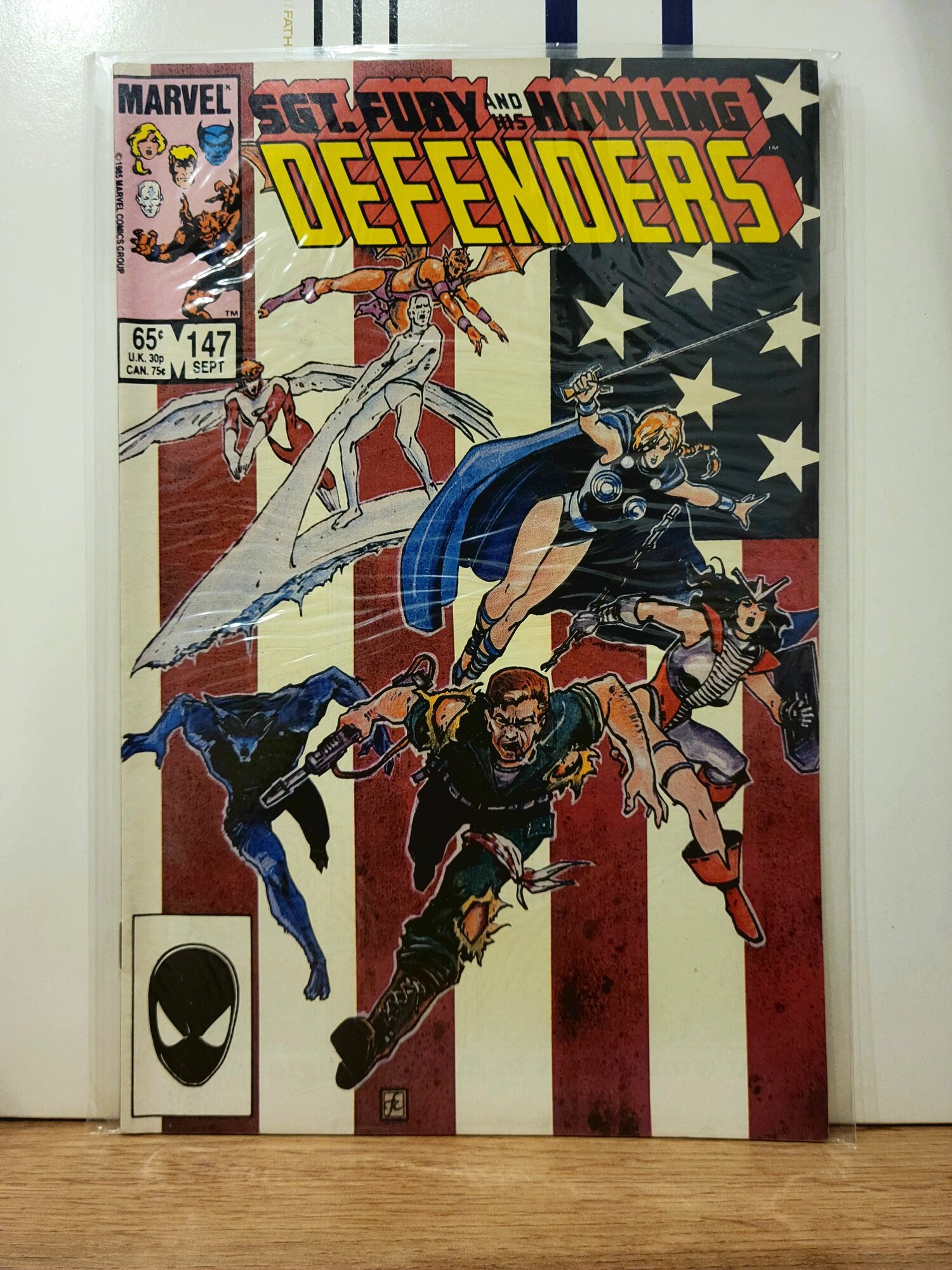 Ретро Комикс Defenders #147. 1985 Год. Marvel. Sgt Fury.