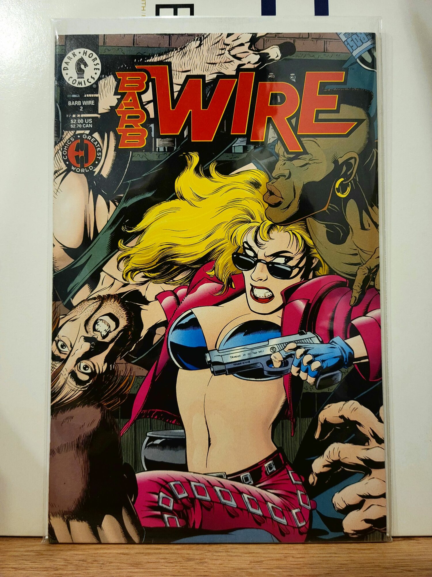 Ретро Комикс Barb Wire #2. 1993 Год. Оригинал!