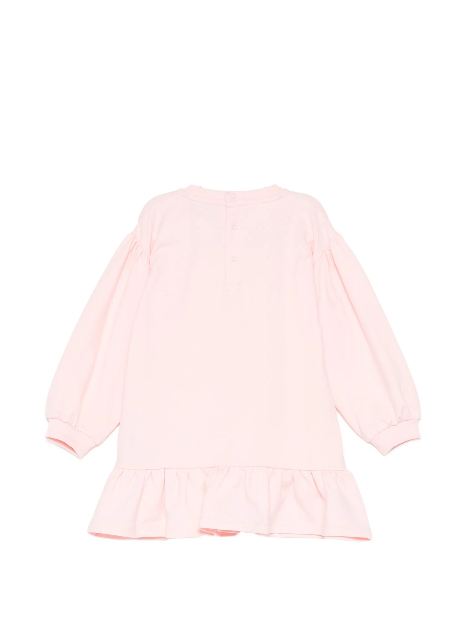 Платье MOSCHINO Teddy Bear-print dress, размер 3 года, кораллово-розовый — фото 1
