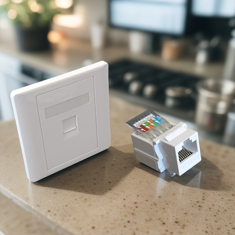 86-тип без инструмента RJ45 интерфейс CAT.6 компьютерная сеть Ethernet настенная панель с 1 портом