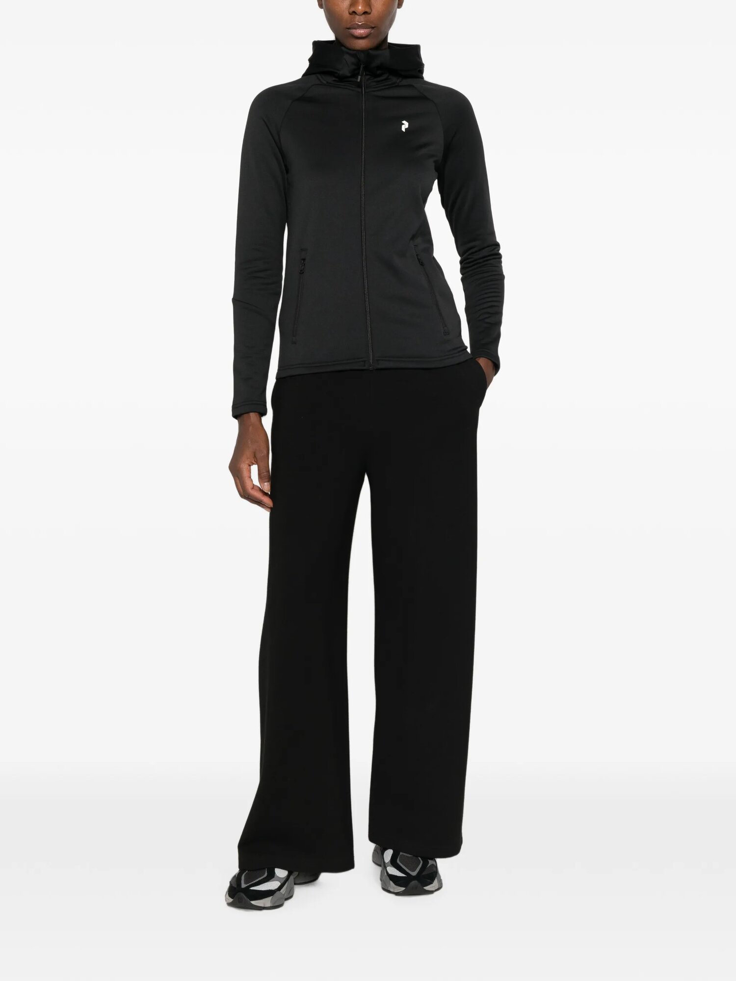 Толстовка Peak Performance Logo-print zip-up sweatshirt, размер 42 — фото 1