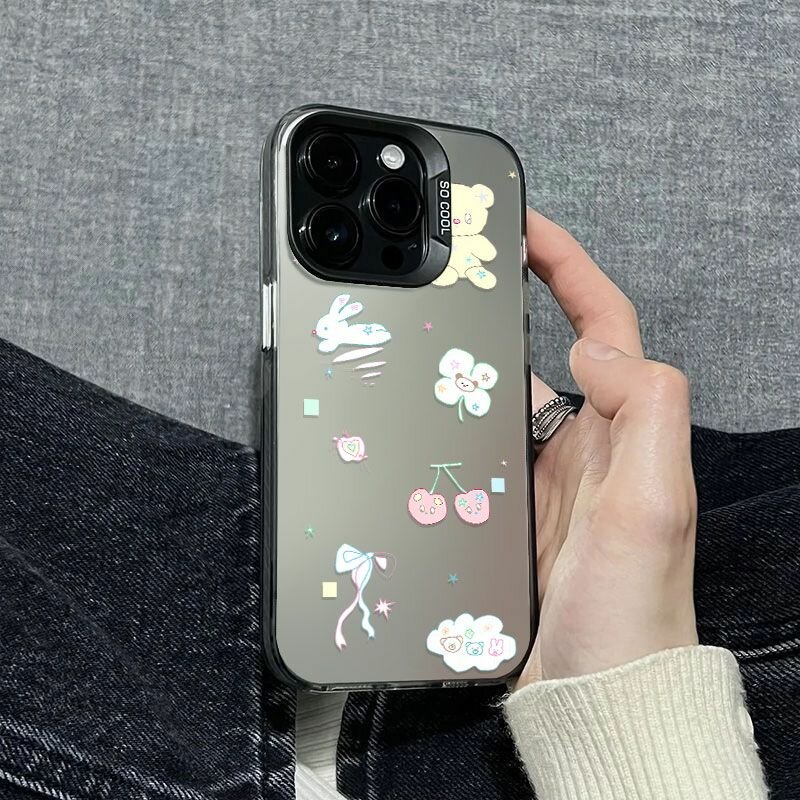 Чехол на Айфон 13/14 / iPhone 13/14 черный с принтом Карикатура силиконовый удароПрочный
