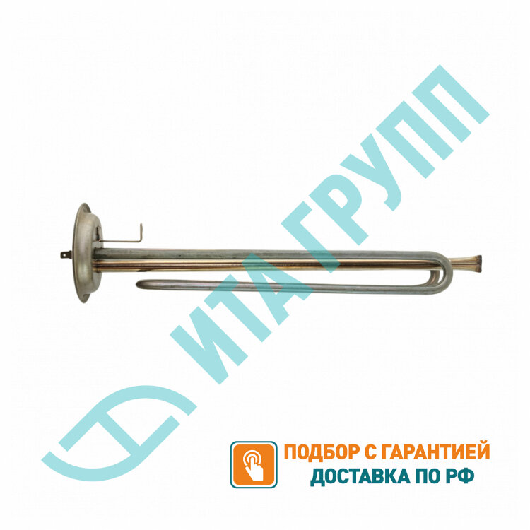 ТЭН 2,5кВт (2500Вт) RF для водонагревателя Electrolux, под анод М6, фланец 92мм, 3170025