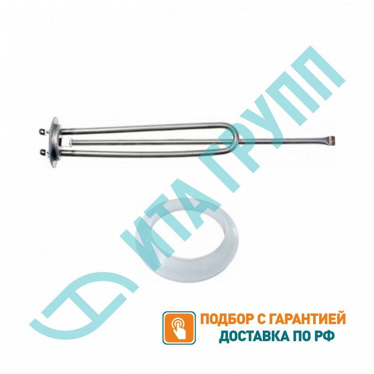 Комплект ТЭН 0,7кВт (700Вт) RF для водонагревателя Thermex, Garanterm, под анод М6, контакты под винт + прокладка, 20446K1