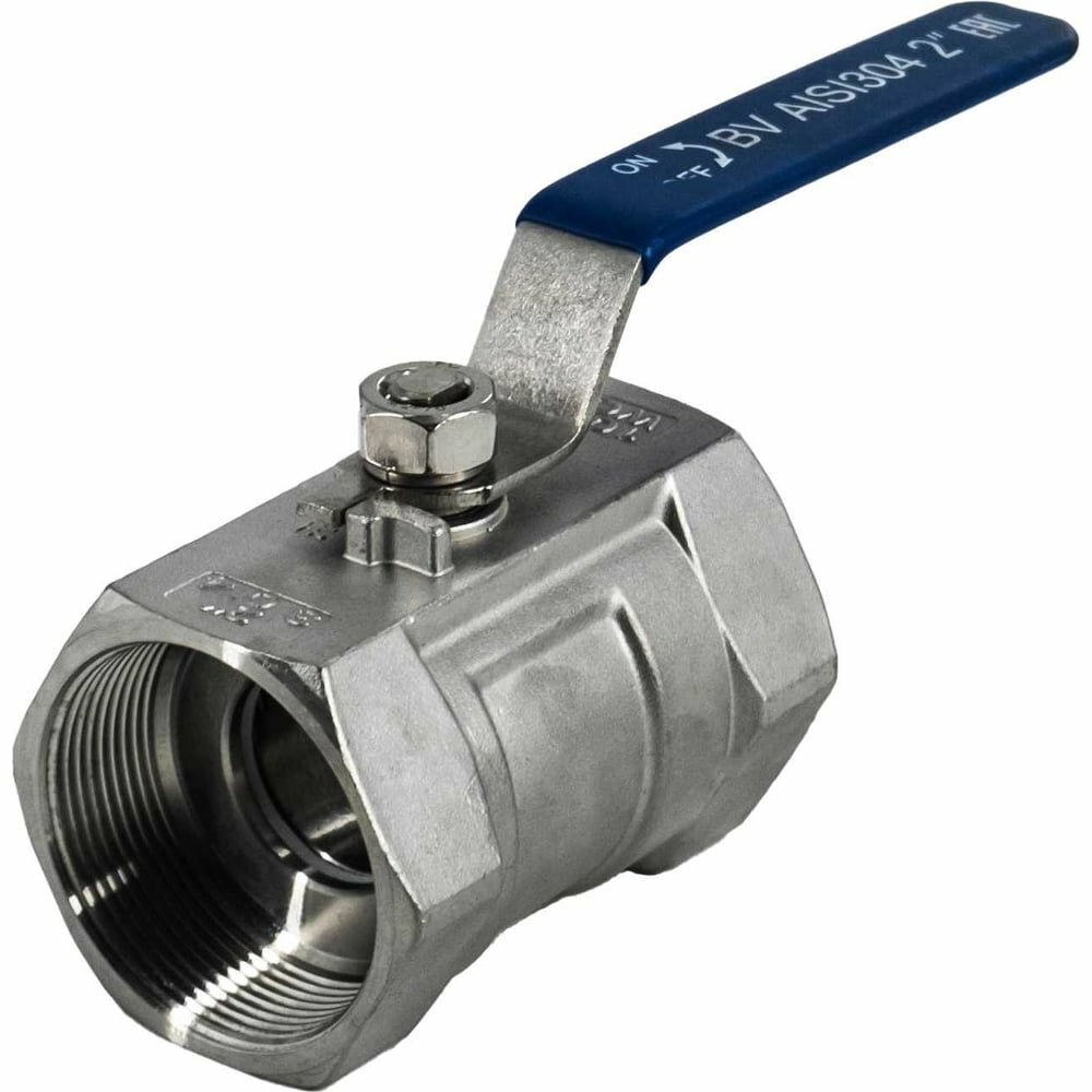 Кран шаровый NEWKEY муфтовый стандартнопроходной нержавеющий 1PC AISI304 DN50 2 PN40 NK-BMG50/4