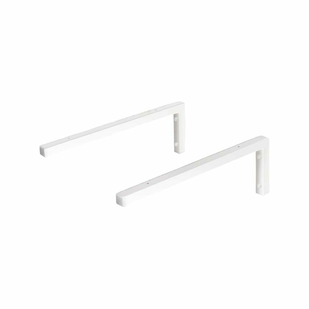 Кронштейн металлический Г-образный Primo&Mensa 15x45. Цвет белый PM-GD1.1.9003MG