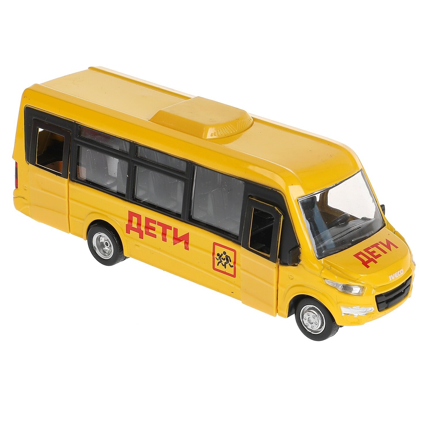 Автобус металлический ТехноПарк IVECO Нижегородец VSN-700 дети, 15 см