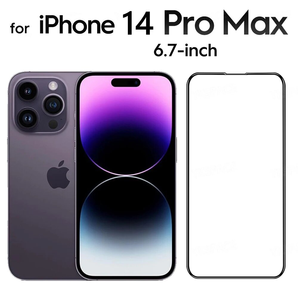 3 шт, черно-белое закаленное стекло 9H для iPhone X XR XS 11 12 mini 13 14 Pro Max 6 6s 7 8 Plus, прозрачная защитная пленка для экрана
