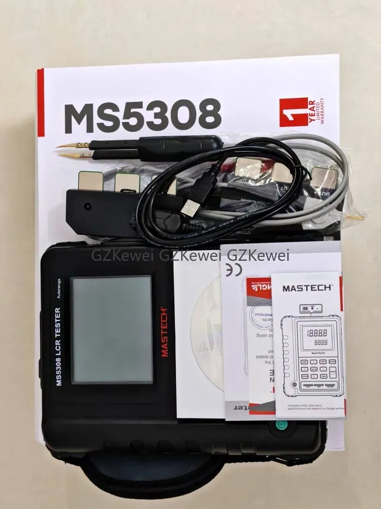 Цифровой измеритель LCR MASTECH MS5308 - это комплексный инструмент для тестирования компонентов