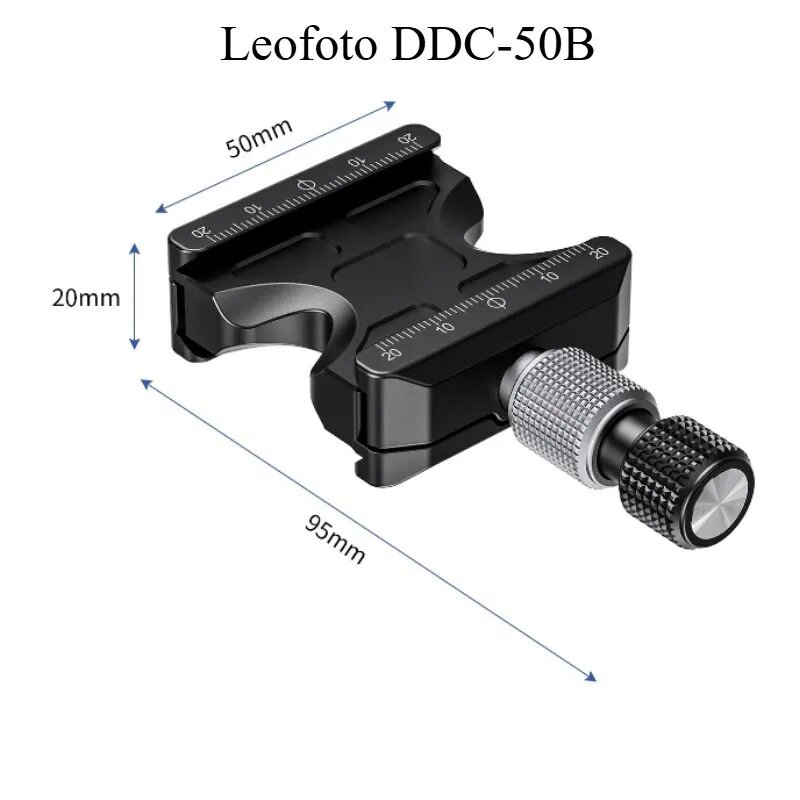 Leofoto DDC-50B Адаптер-зажим Arca-Swiss/Weaver Gimbal quick-mount accessories