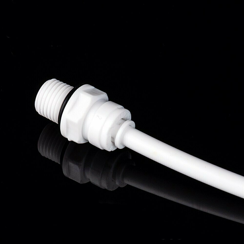 Фитинг прямой для фильтра (трубка 1/4"- наруж. резьба 1/4" - 1шт