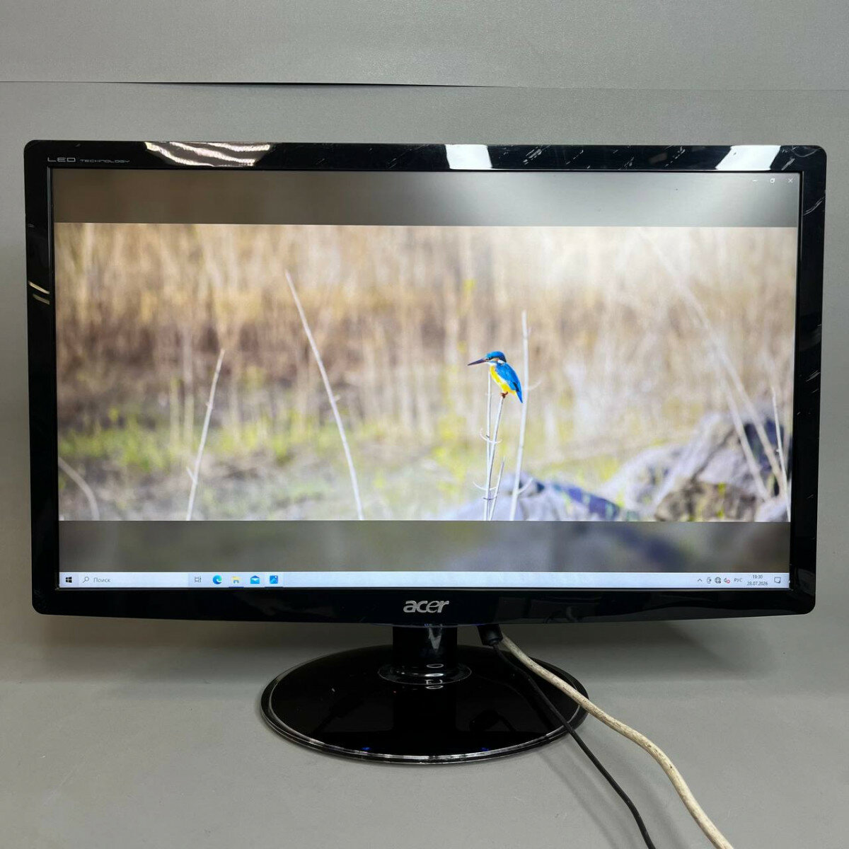 21.5" FullHD Монитор Acer S222HQLCbid черный (HDMI)