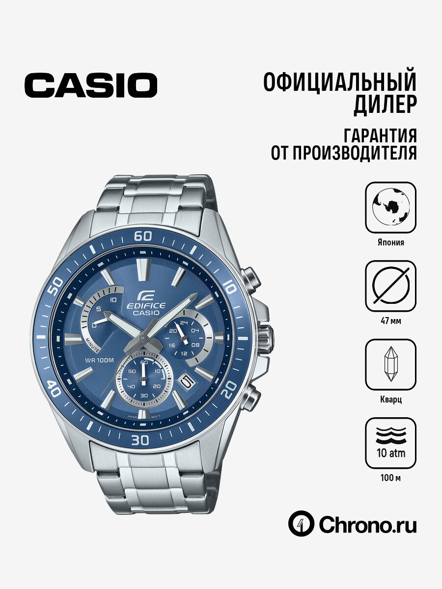 CASIO Edifice, синий