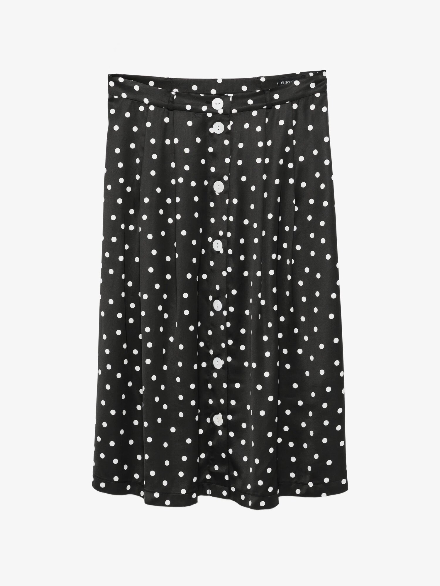 Юбка agnes b. Polka-dots midi skirt, размер 40