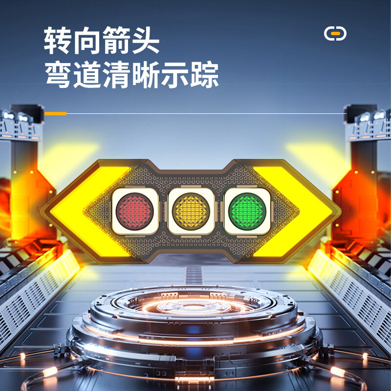 Стандартный RGB-задний фонарь для велосипеда с USB-перезарядкой, длительным сроком службы и простой установкой