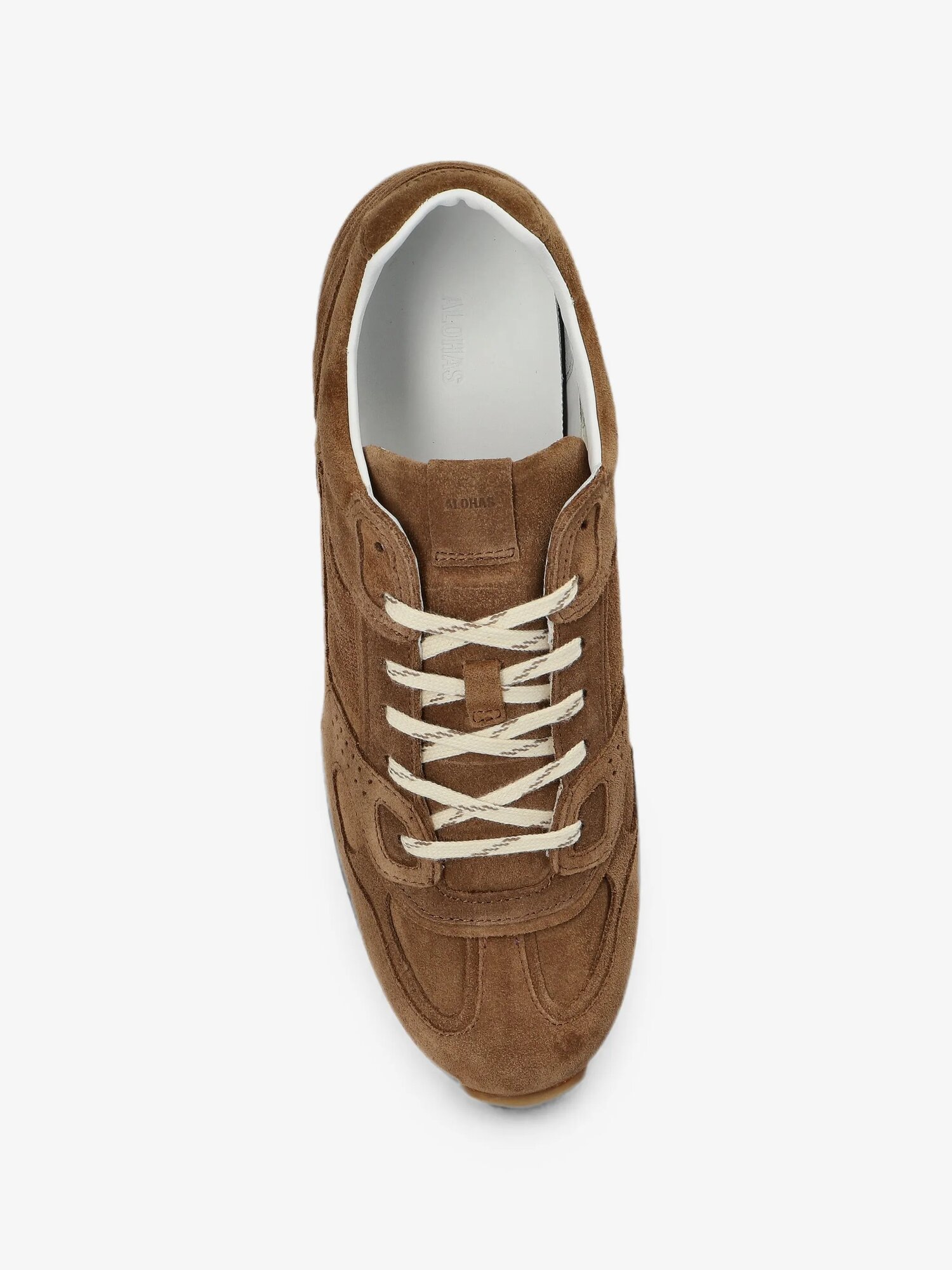 Кроссовки Alohas Suede sneakers, размер 43, коричневый/серый/оранжевый — фото 1