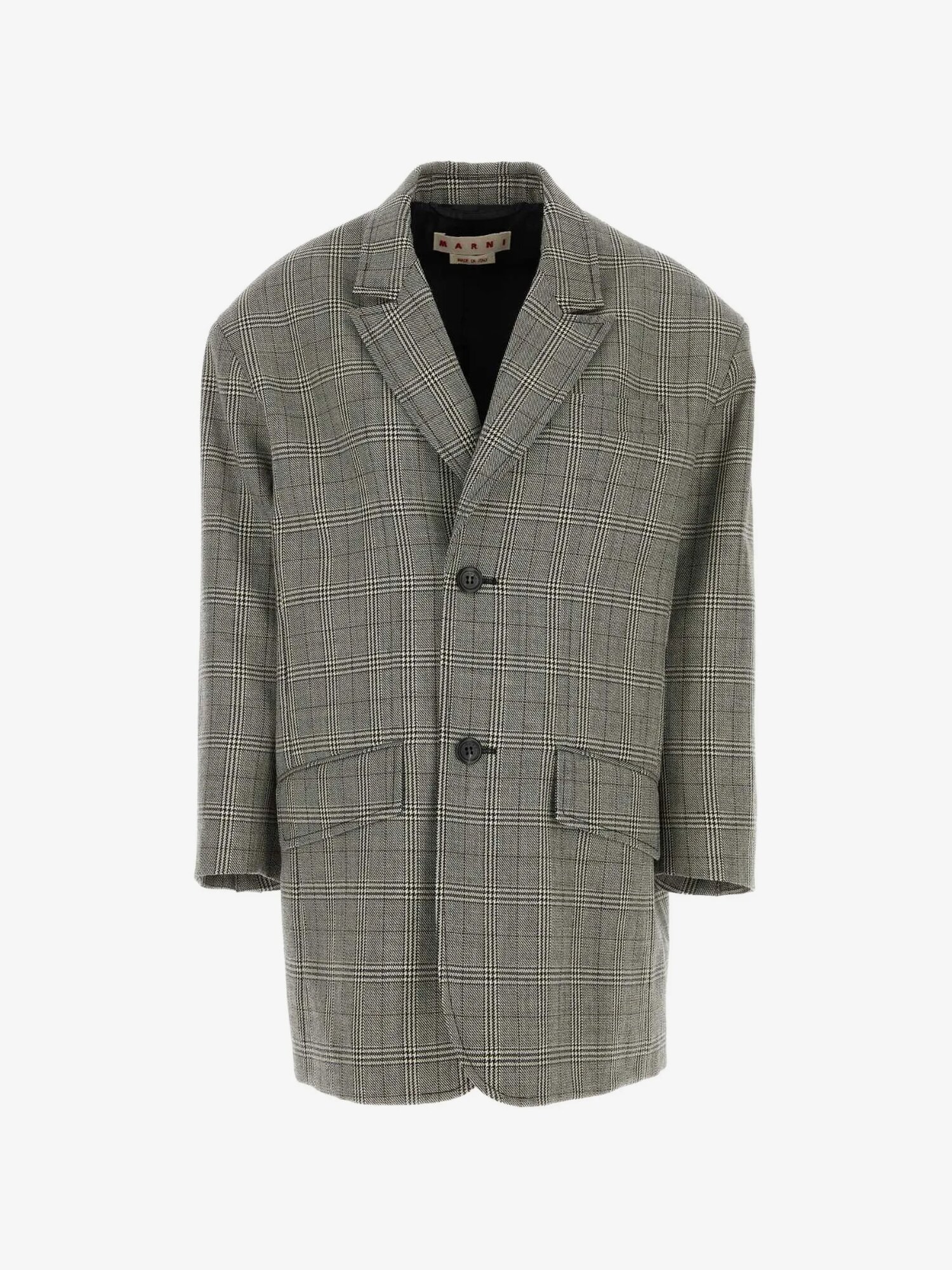 Пиджак Check-pattern oversized blazer