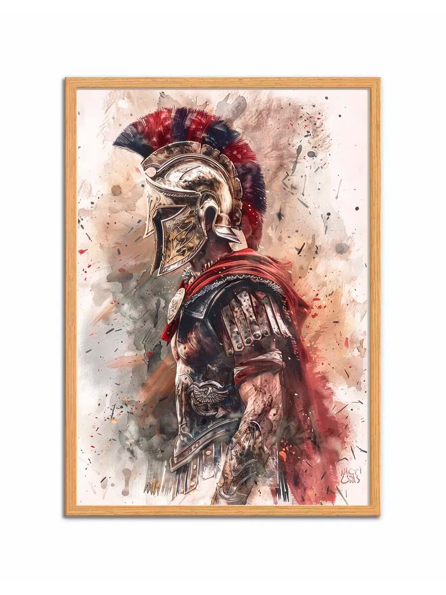 Синица-птица-гладиатор 2, Плакат 30x42см