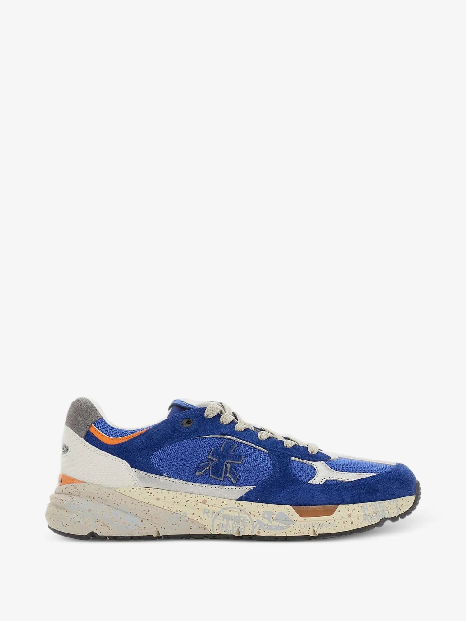 Кроссовки Suede panelled sneakers