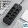 Сетевой фильтр 2м, 8 розеток, 4 USB, 1 Type-C, черный