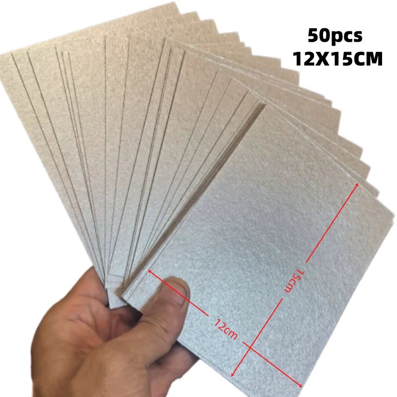50 шт. 12x15 см мика-пластины для микроволновой печи