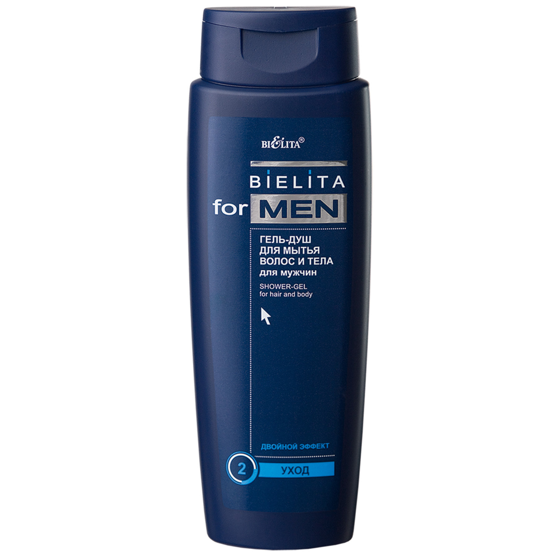 Белита For MEN Гель - душ для мытья волос и тела для мужчин, двойной эффект, 400 мл