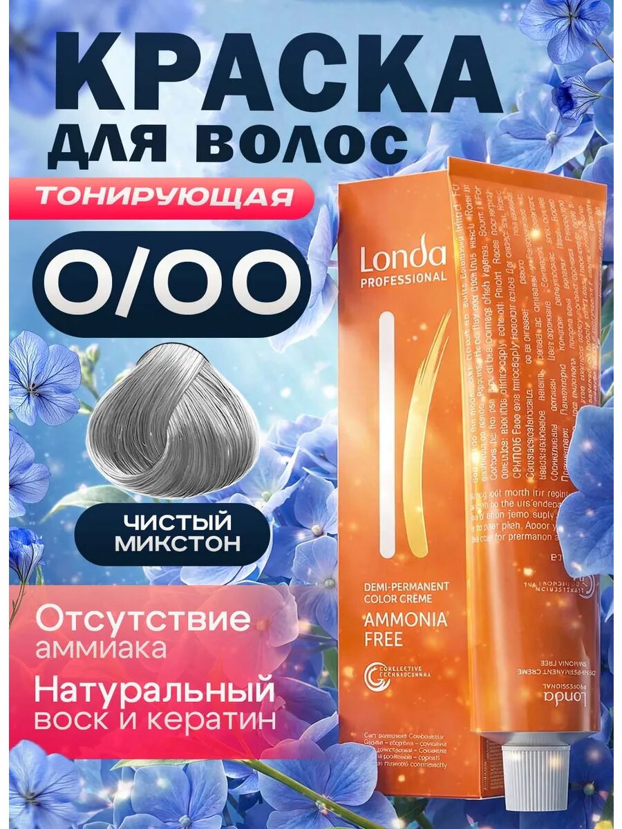 Тонирующая краска для волос профессиональная без аммиака
