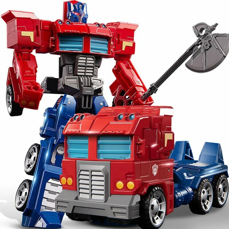Трансформер Optimus Prime 21 см, Синий, YX G101