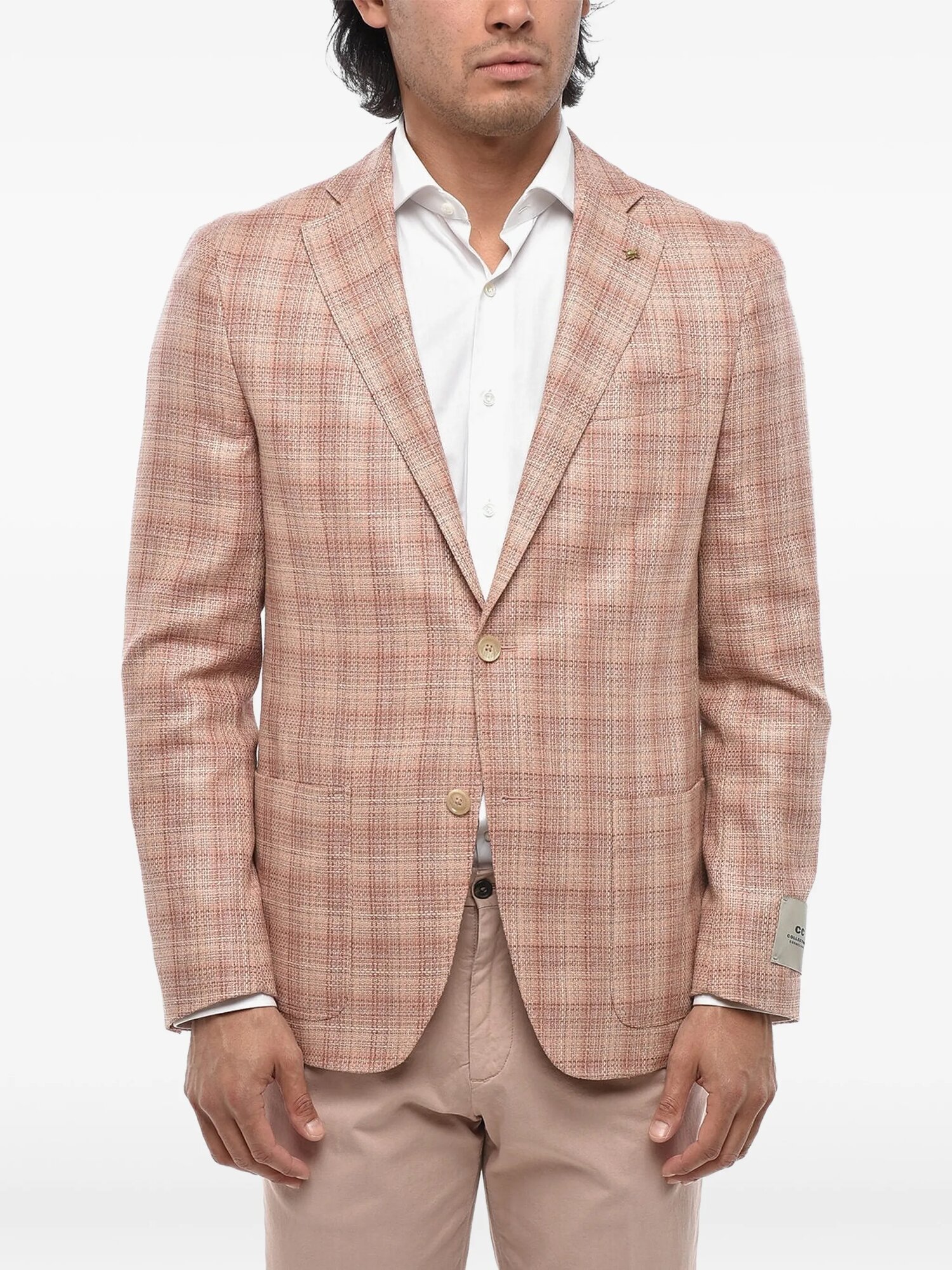 Пиджак Single-breasted patch-pocket blazer